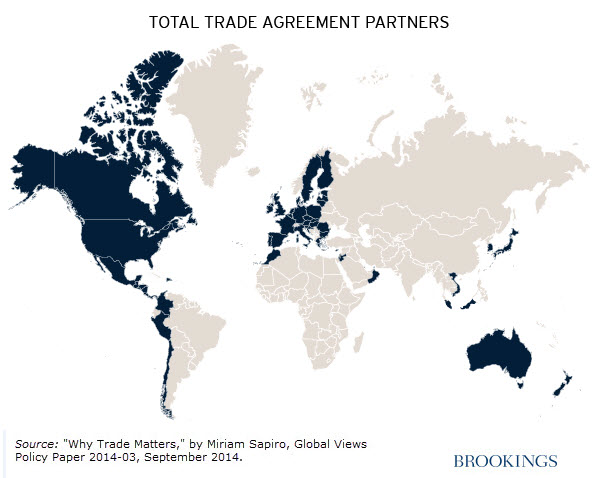 Why Trade Matters in Four Maps | Brookings