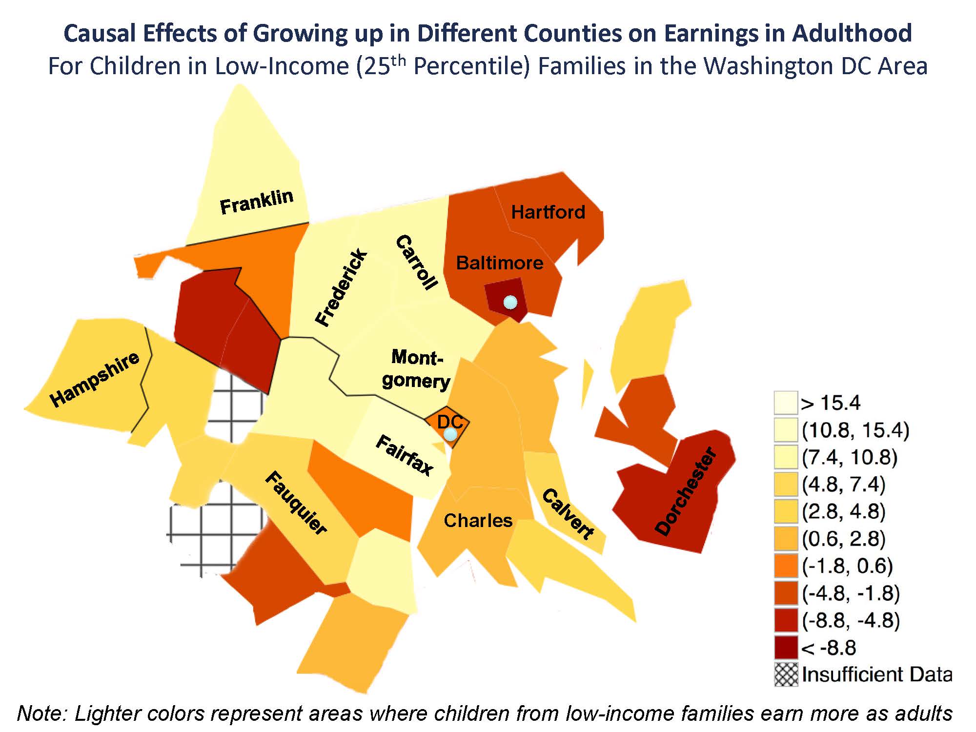 These maps from Raj Chetty show that where children grow up has a major ...