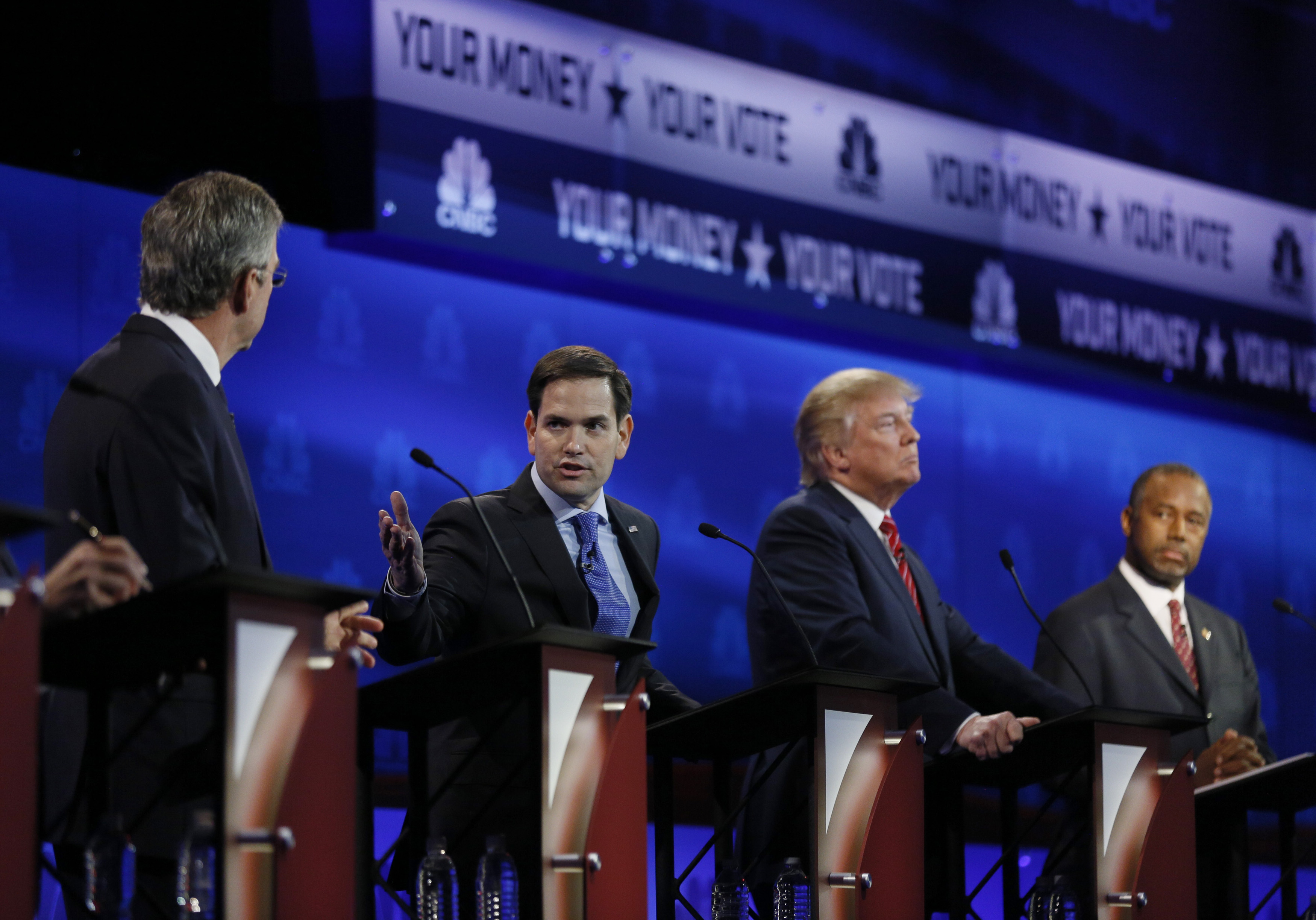The GOP debate: Can any Republican beat the celebrity candidates ...