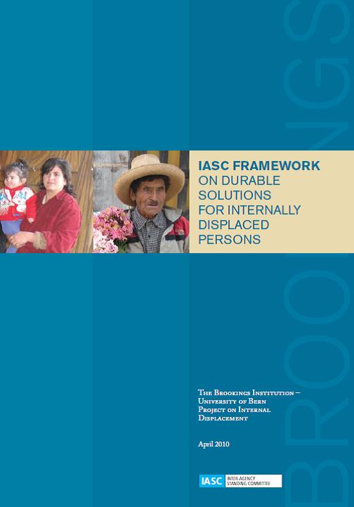 IASC Framework on Durable Solutions for Internally Displaced Persons ...
