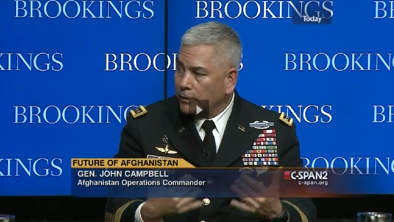 U.S. Gen. John Campbell: We have to continue playing an "away game" in ...