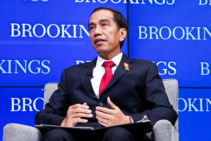 President Joko Widodo of Indonesia on the South China Sea, the ...