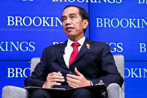 President Joko Widodo of Indonesia on the South China Sea, the ...