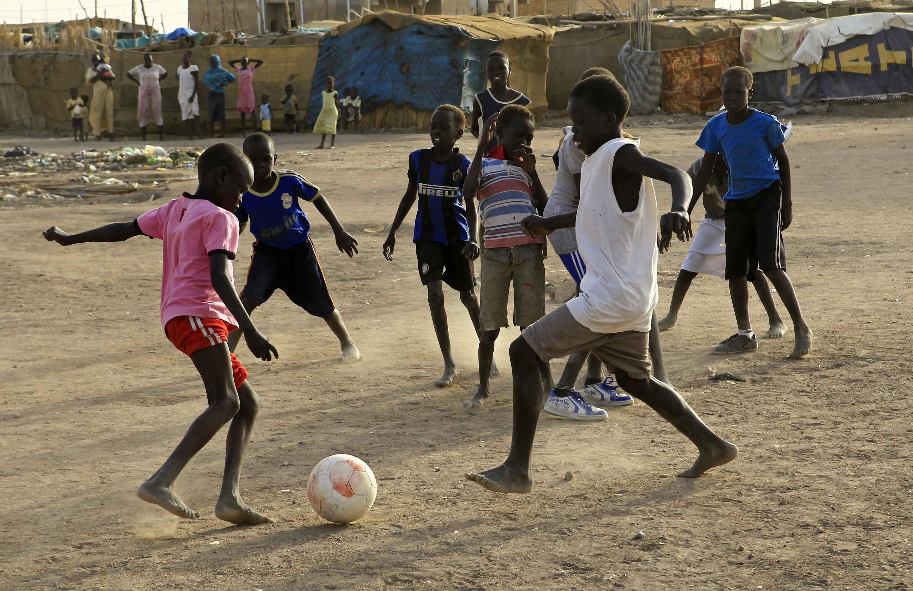 African Kids Playing
