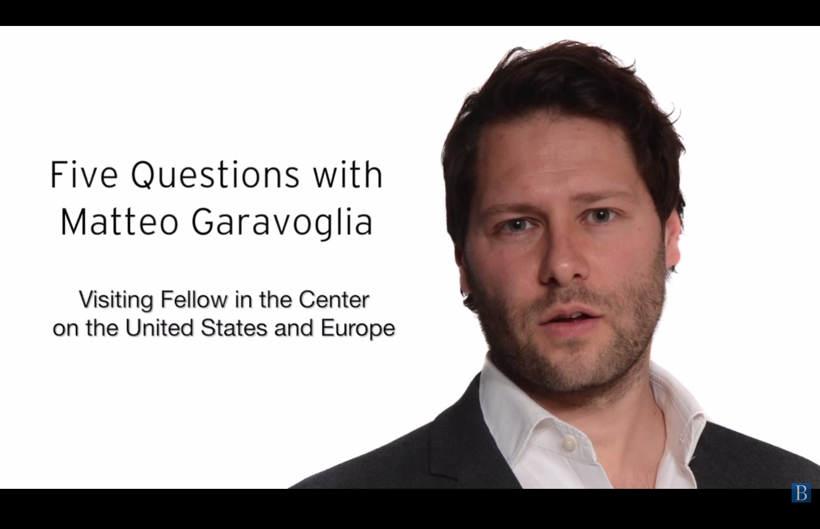5 questions with Matteo Garavoglia | Brookings