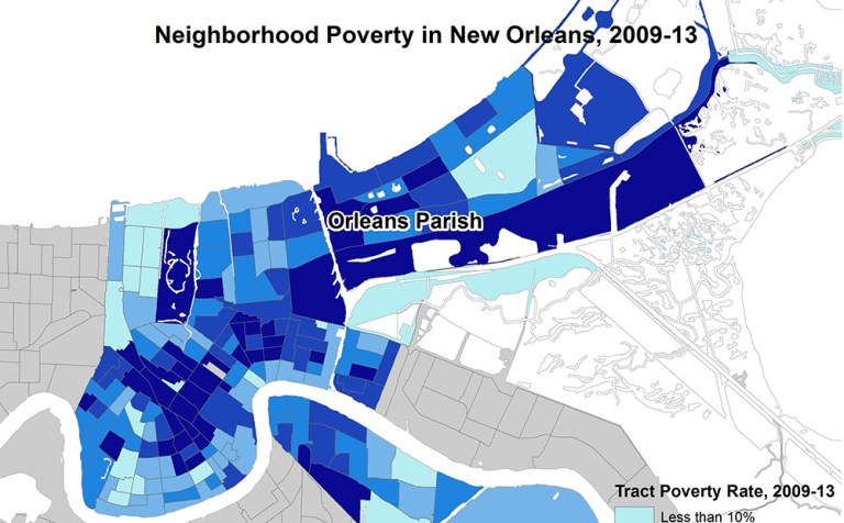 Concentrated poverty in New Orleans 10 years after Katrina | Brookings
