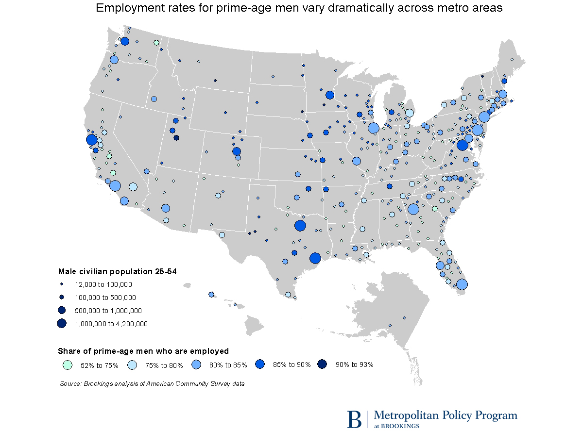 Men not at work: Why so many men aged 25 to 54 are not working | Brookings