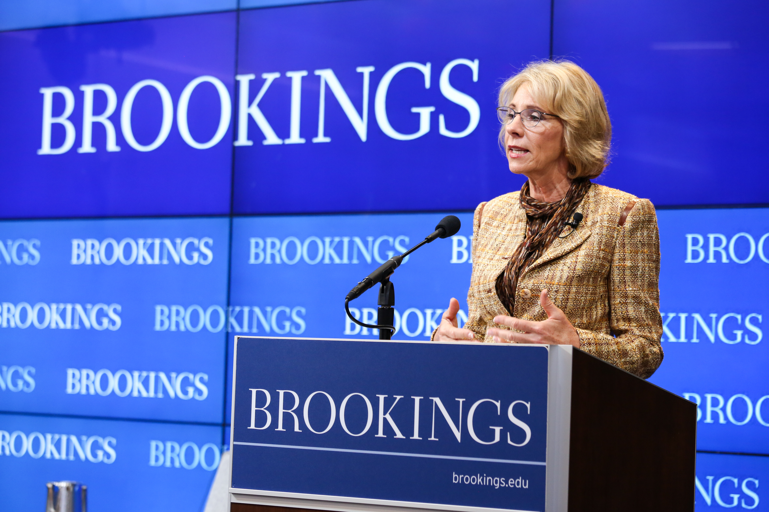 Education Secretary Betsy DeVos speaks at launch of new Education ...
