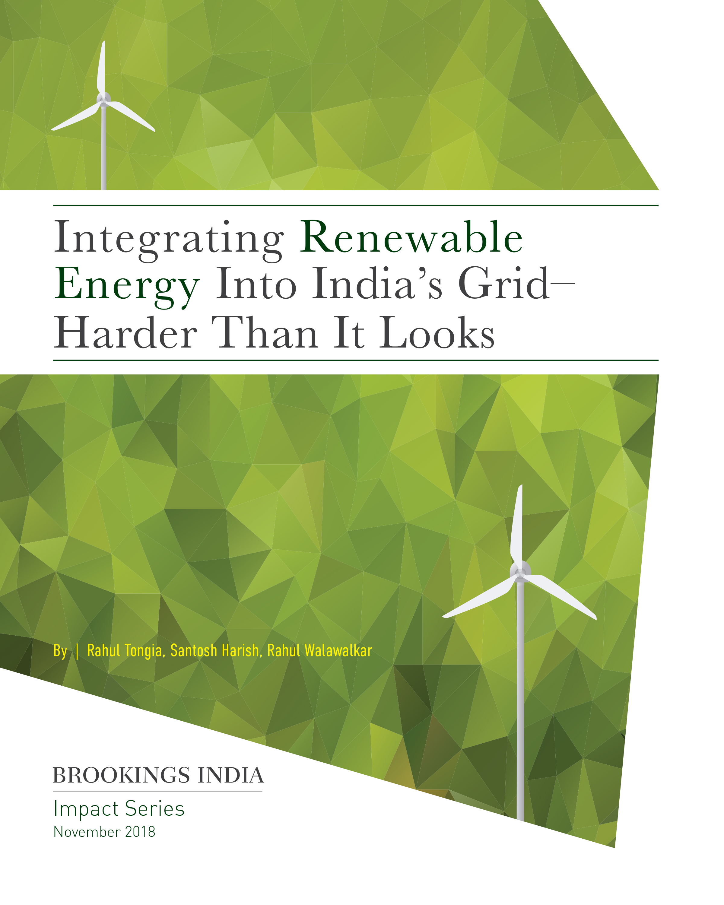 Complexities of integrating Renewable Energy into India’s grid | Brookings
