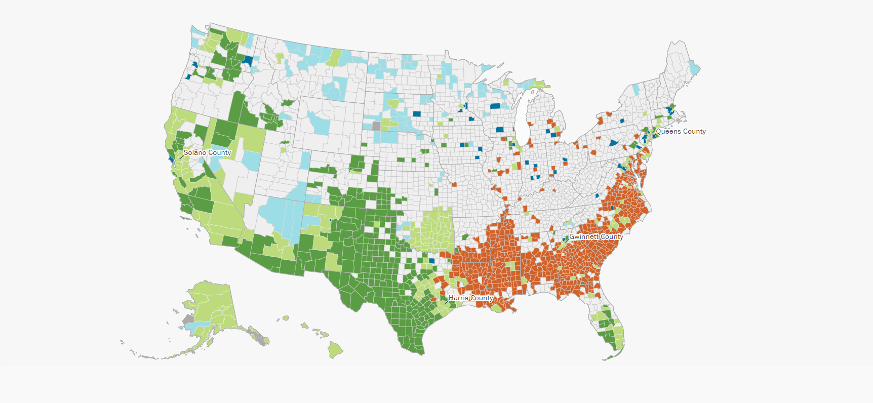 Six maps that reveal America’s expanding racial diversity | Brookings