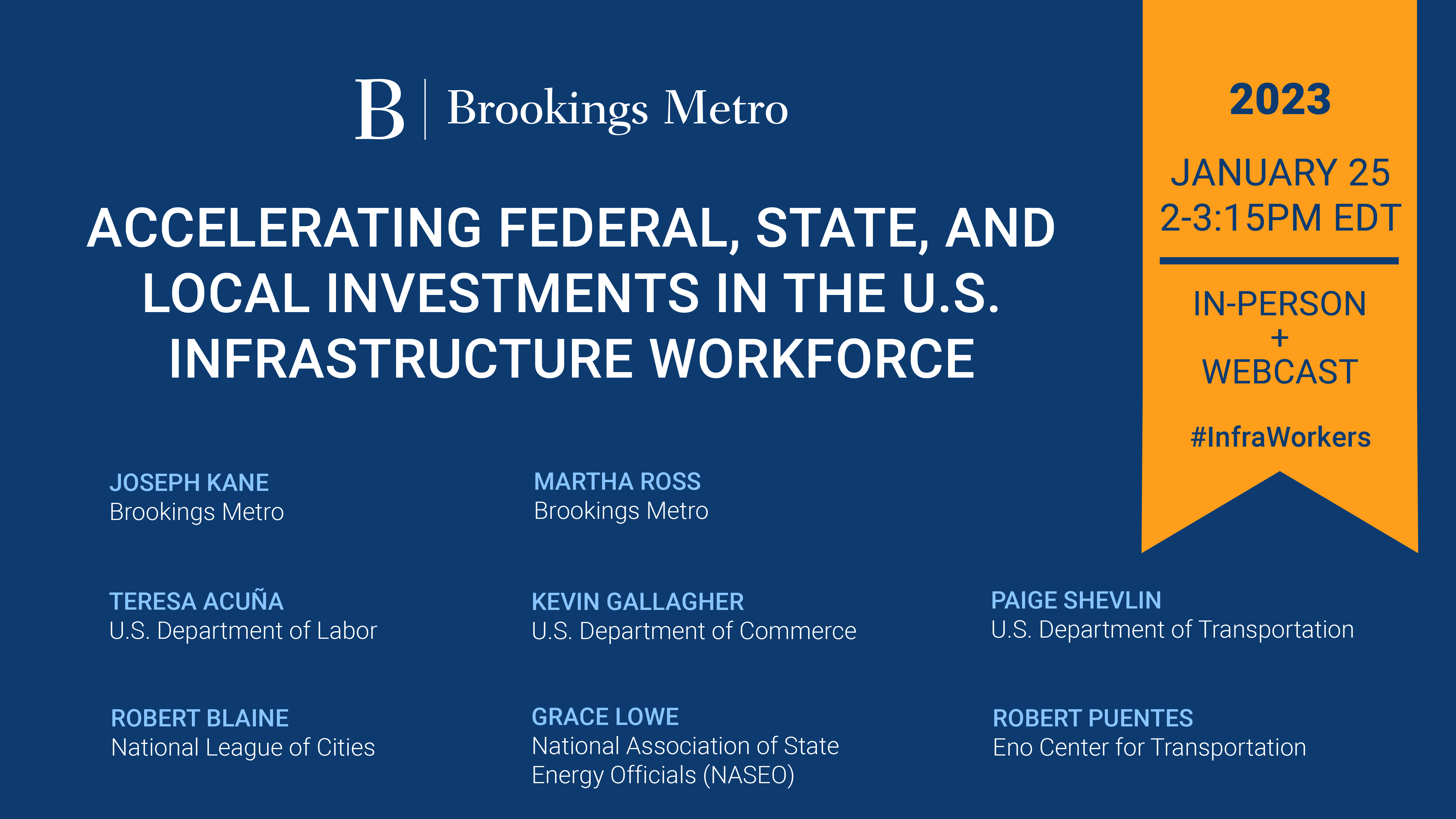 Accelerating federal, state, and local investments in the U.S ...
