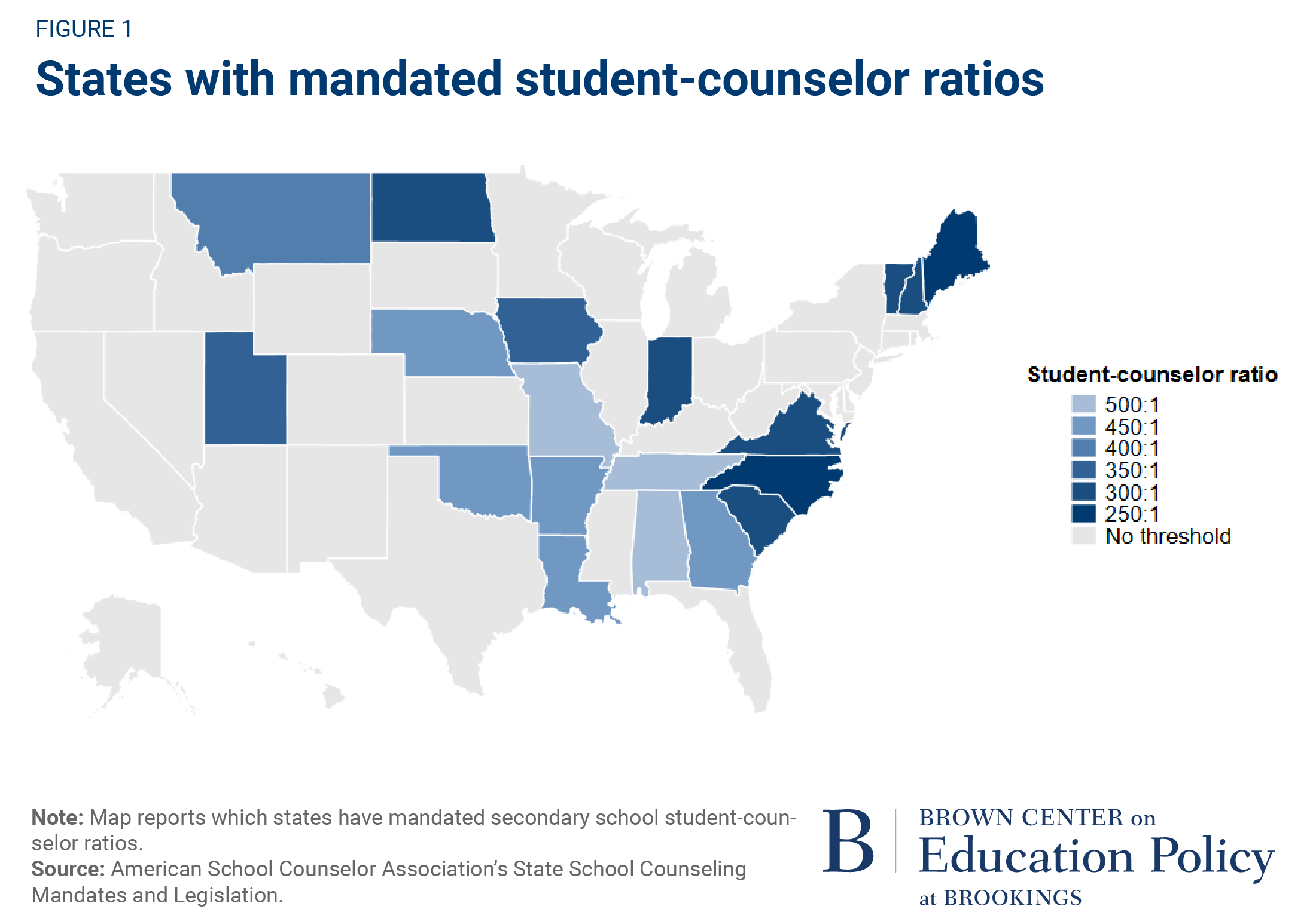 The school counselor staffing landscape: Policies and practice | Brookings