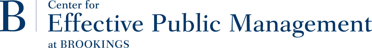Center for Effective Public Management | Brookings