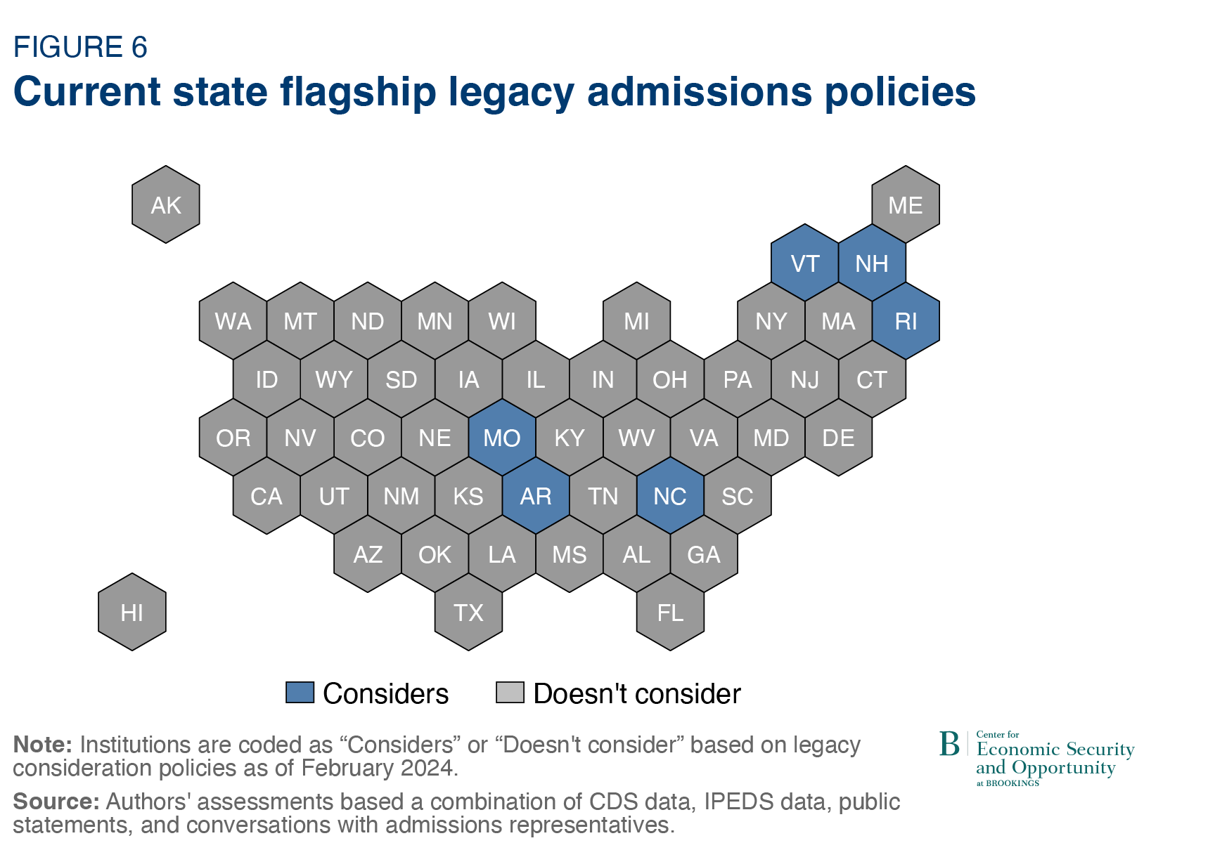 Who uses legacy admissions? | Brookings