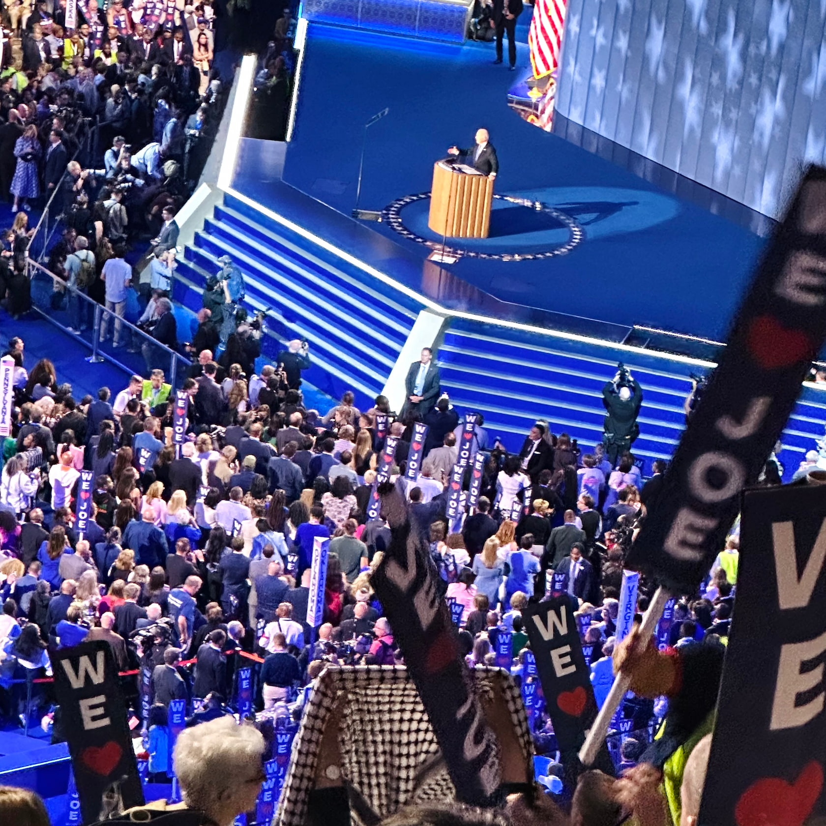 Stuck in traffic and identifying new talent at the Democratic National ...