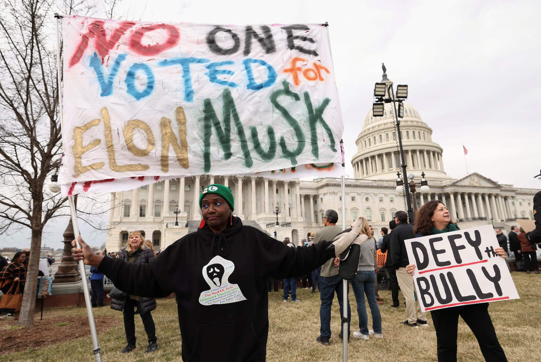 How will the media cover protests against President Trump and Elon Musk ...