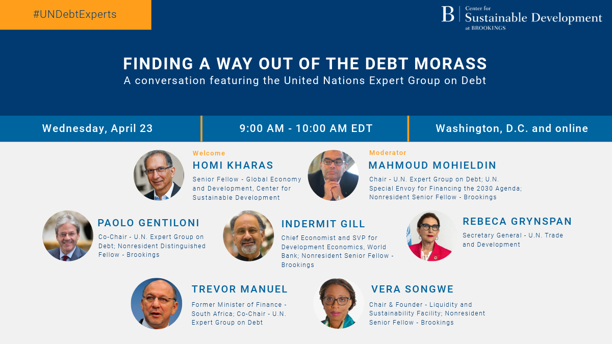 Finding a way out of the debt morass: A conversation featuring the ...