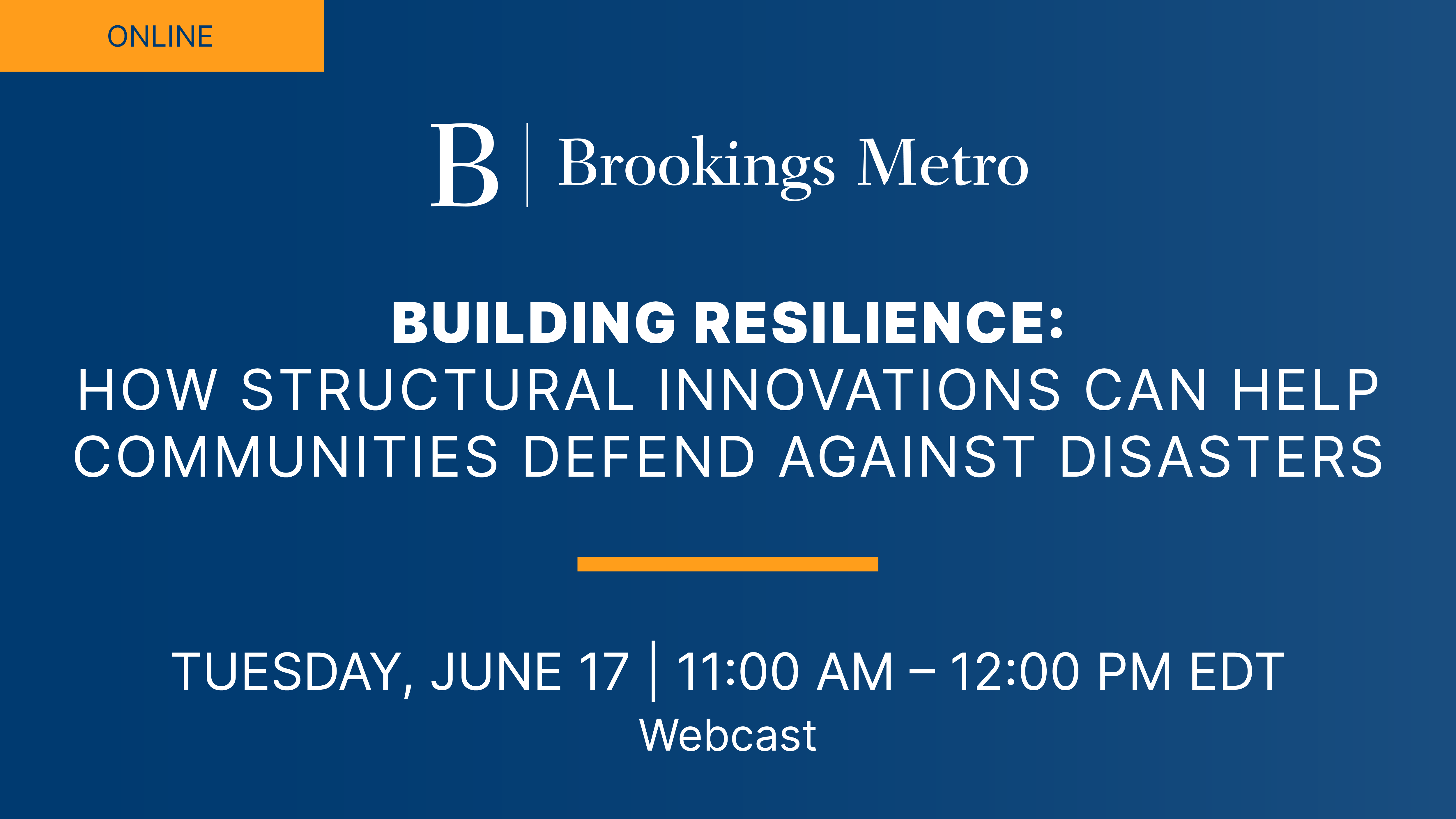 Building resilience: How structural innovations can help communities ...