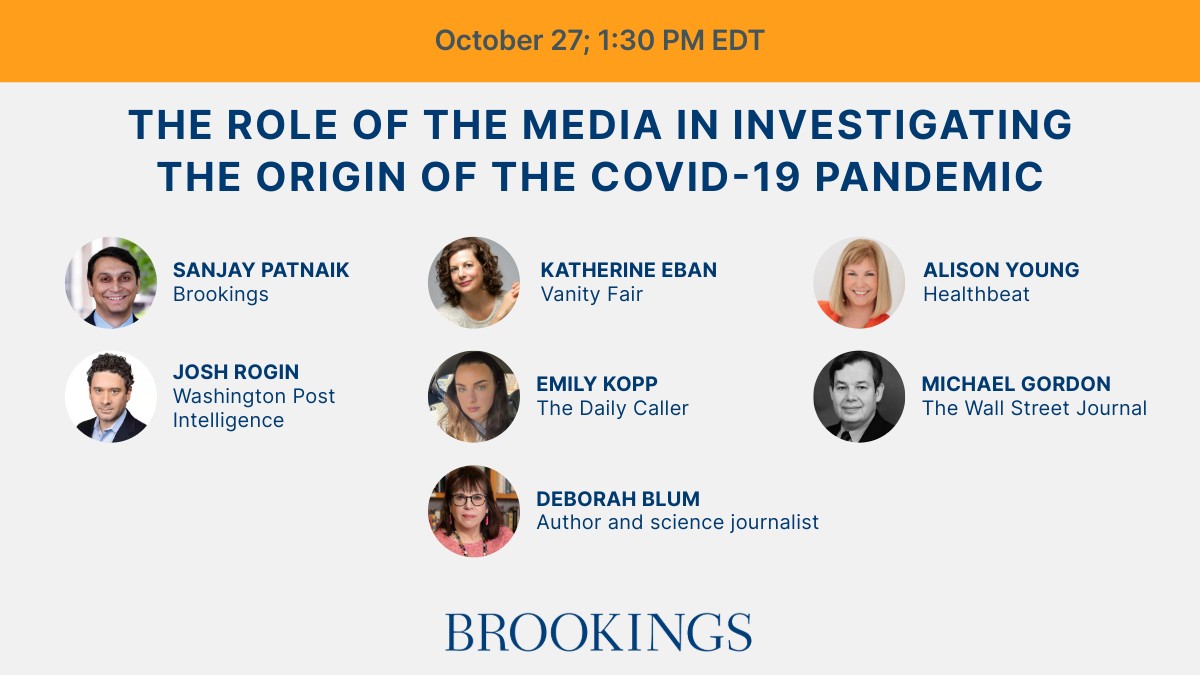 The role of the media in investigating the origin of the COVID-19 ...